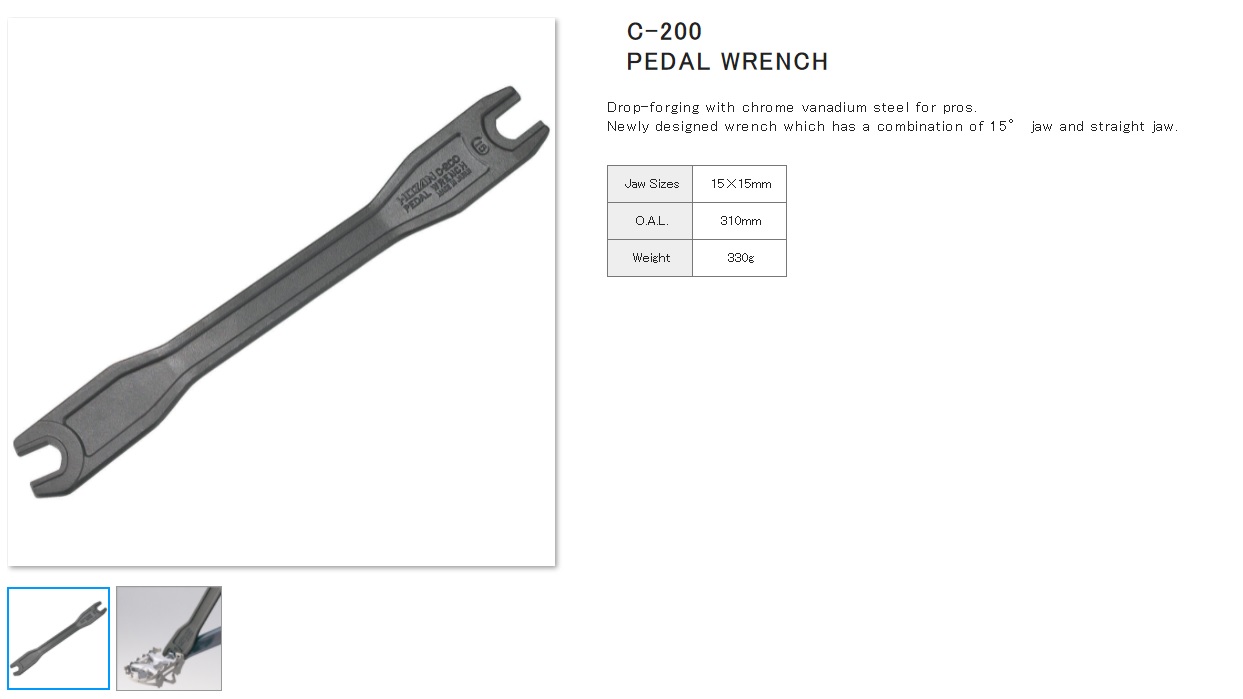 Ichiban Precision Sdn Bhd - Hozan - Hozan Pedal Wrench, Pedal Tap